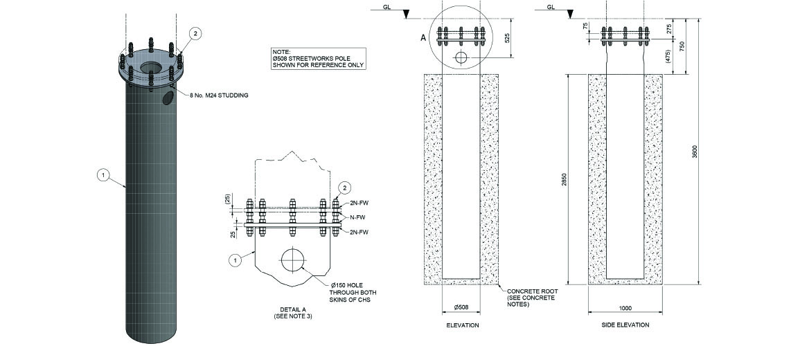 FLI Monopoles | 5G Telecom Poles & Foundation Solutions